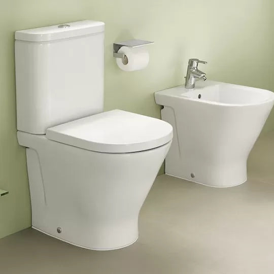 Roca The Gap Rimless Compact Back to Wall Close Coupled Toilet with So ...