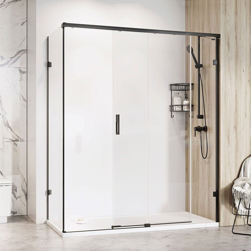 Roman Liberty Sliding Shower Door With Side Panel 8mm — Bathroom Outlet