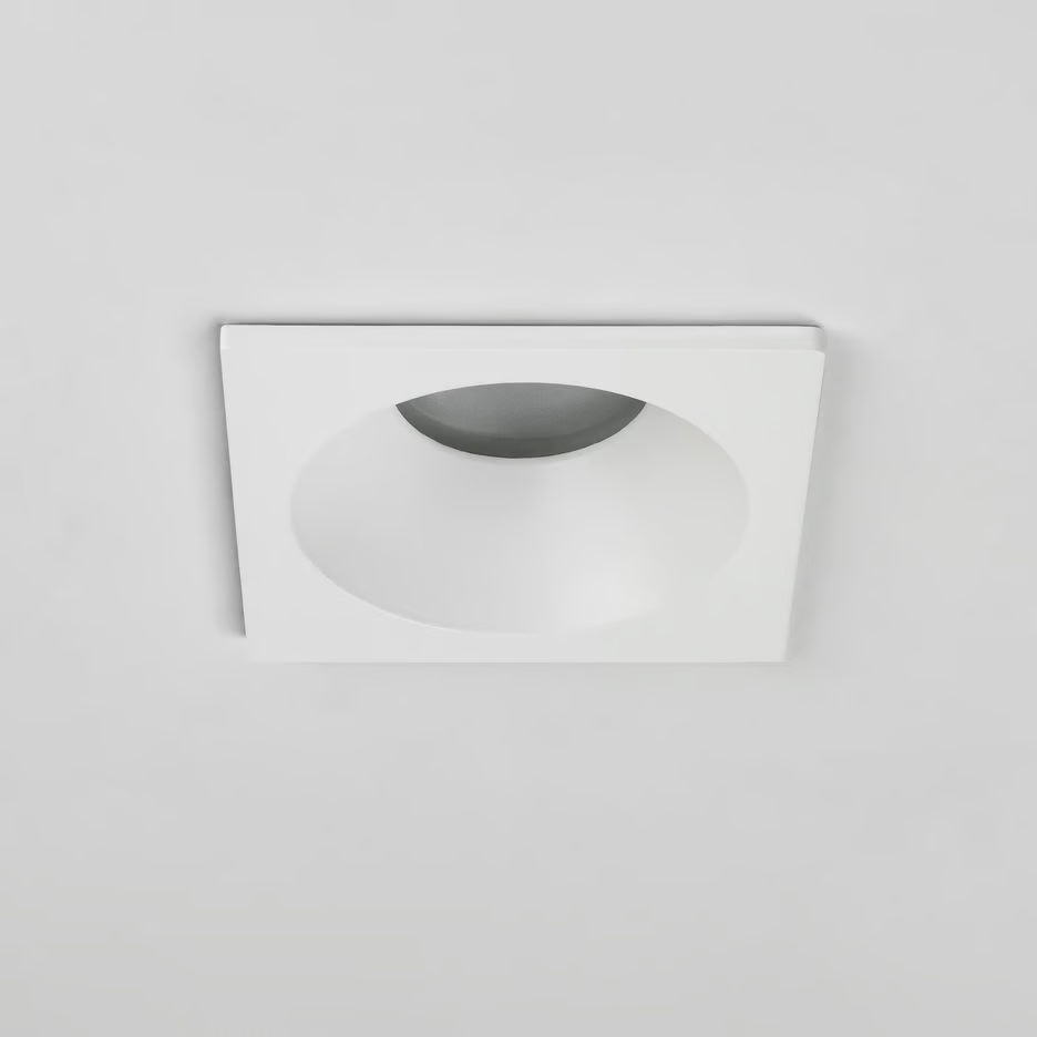 Astro Minima Square Fixed IP65 Ceiling Light - Matt White — Bathroom Outlet
