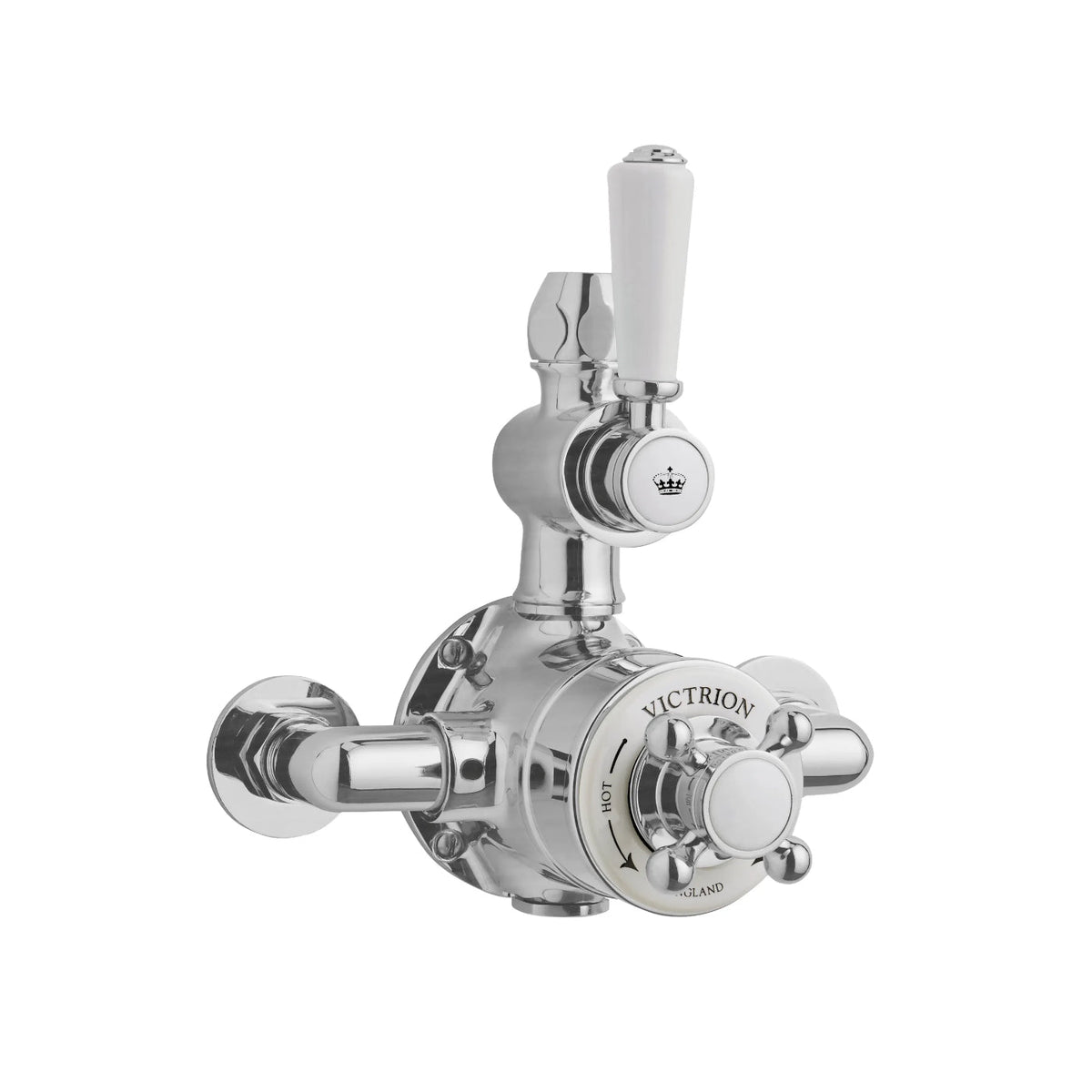 BC Designs Victrion Twin Exposed Shower Valve — Bathroom Outlet