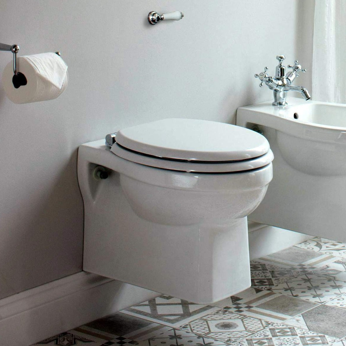 Burlington Wall Hung Traditional Toilet — Bathroom Outlet