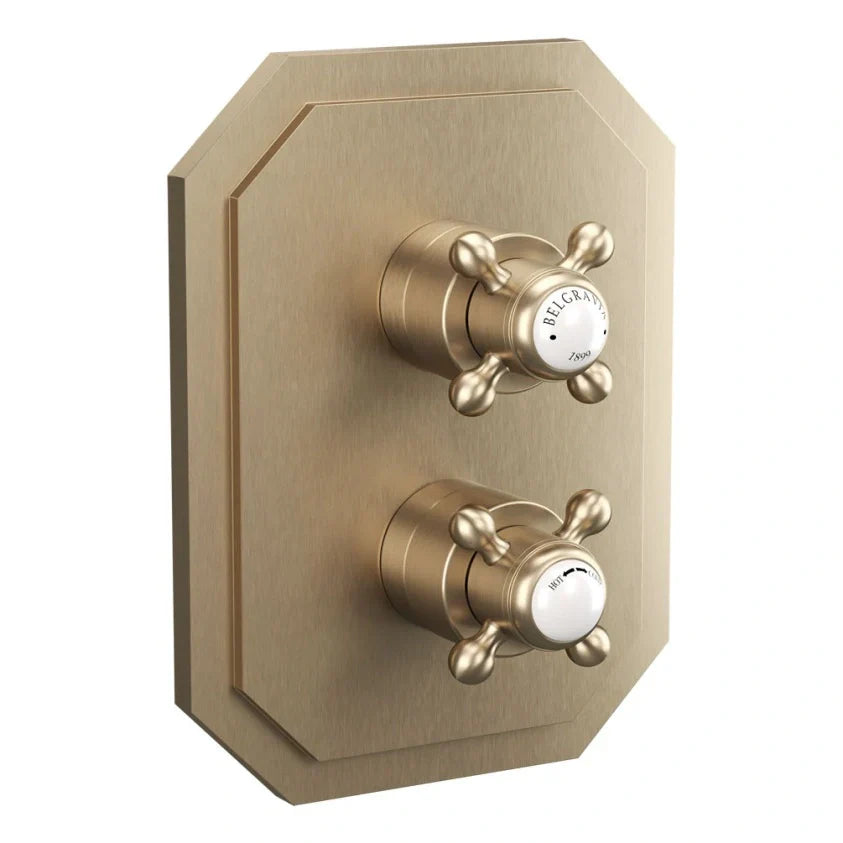 Crosswater Belgravia Multi-Flow 2 Outlet Thermostatic Concealed Shower — Bathroom Outlet