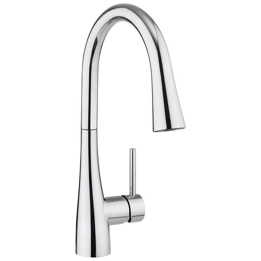 Crosswater Cook Side Lever Kitchen Mixer Tap With Concealed Dual Spray ...