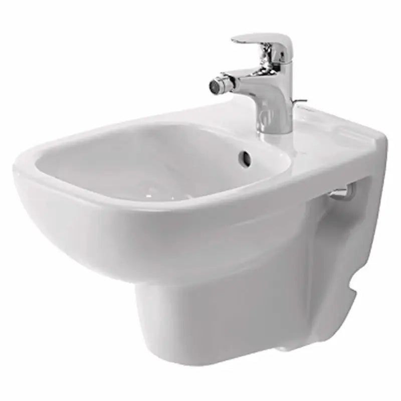 Duravit D-Code Compact Wall Hung Bidet — Bathroom Outlet