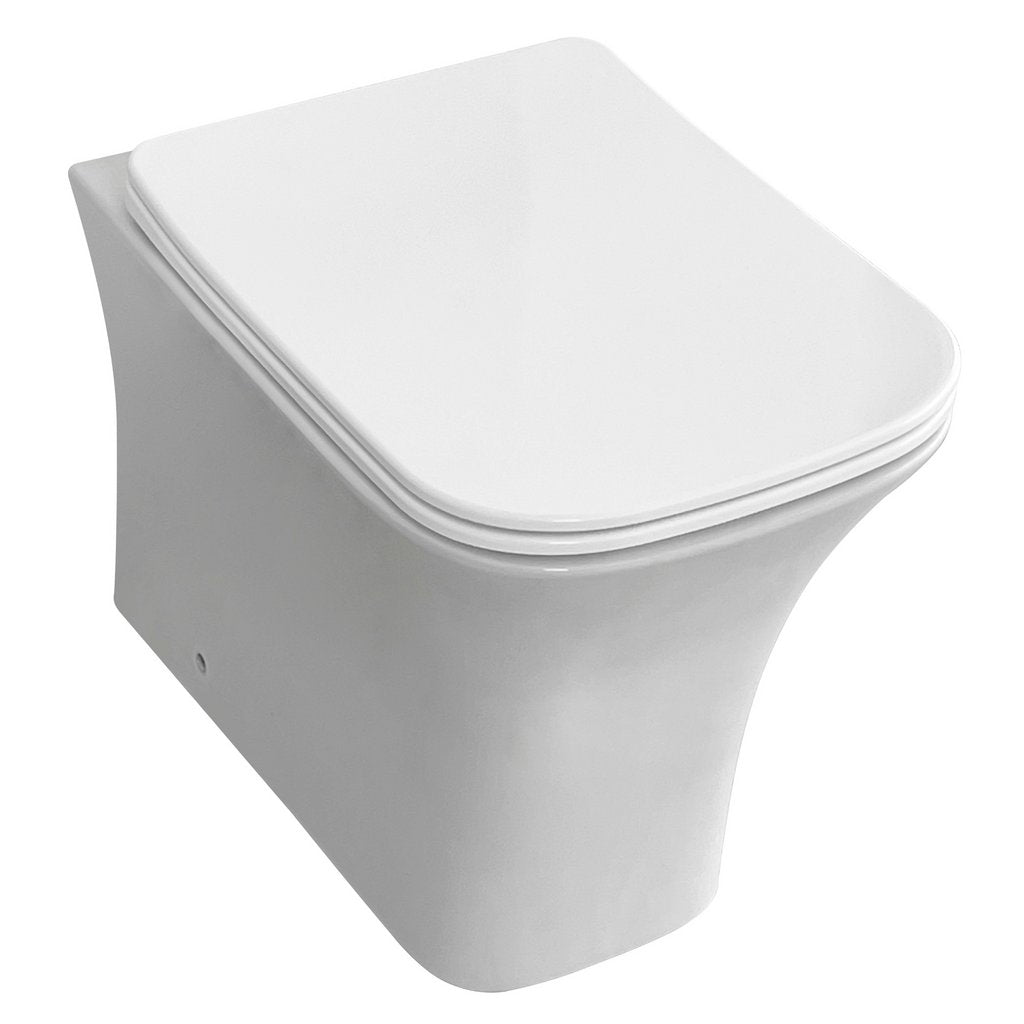 Eastbrook Beddington Eco Vortex Back To Wall Toilet With Soft Close Se ...