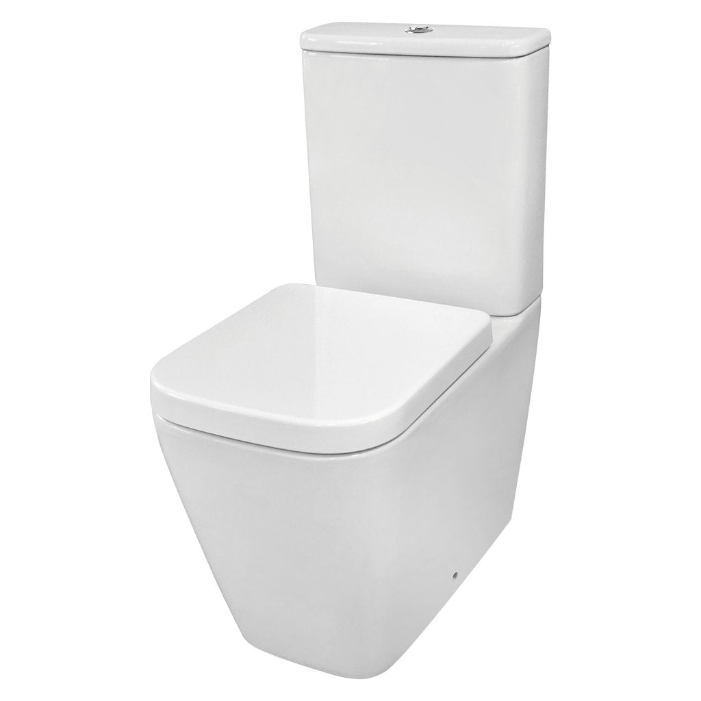 Eastbrook Sudbury Back To Wall Eco Vortex Close Coupled Toilet with So ...