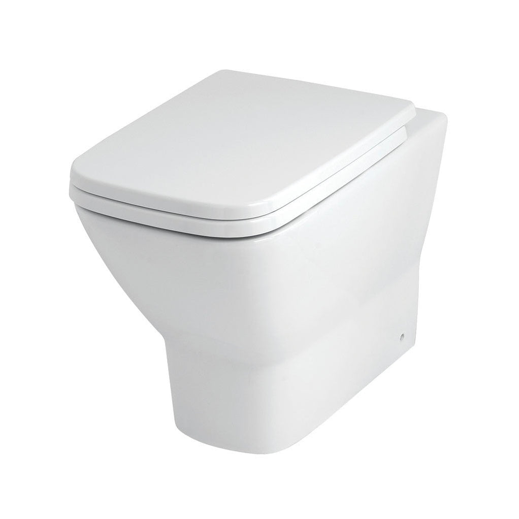 Eastbrook Wingrave Back To Wall Toilet With Soft Close Seat - White ...