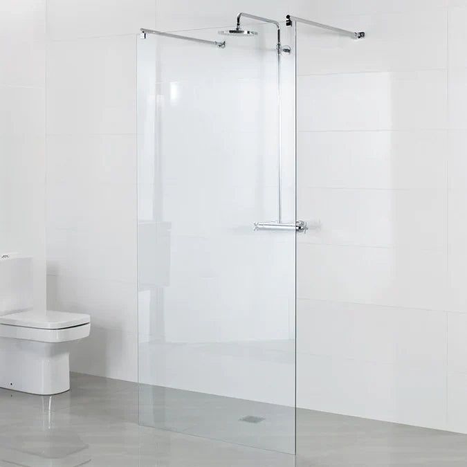 Roman Haven Linear Wet Room Panel - 10mm Glass — Bathroom Outlet