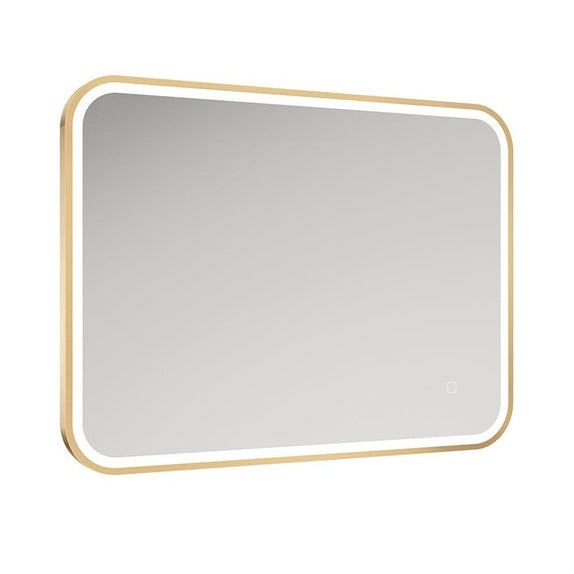 Sonas Astrid Beam Rectangular Metal Frame Illuminated LED Mirror — Bathroom Outlet