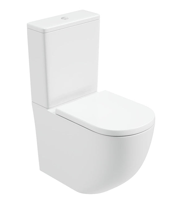 Sonas Inspire Rimless Fully Shrouded Close Coupled Toilet With Cistern ...