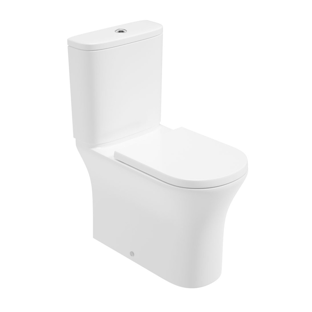 Sonas Pena Rimless Fully Shrouded Comfort Height Toilet With Seat & Ci ...