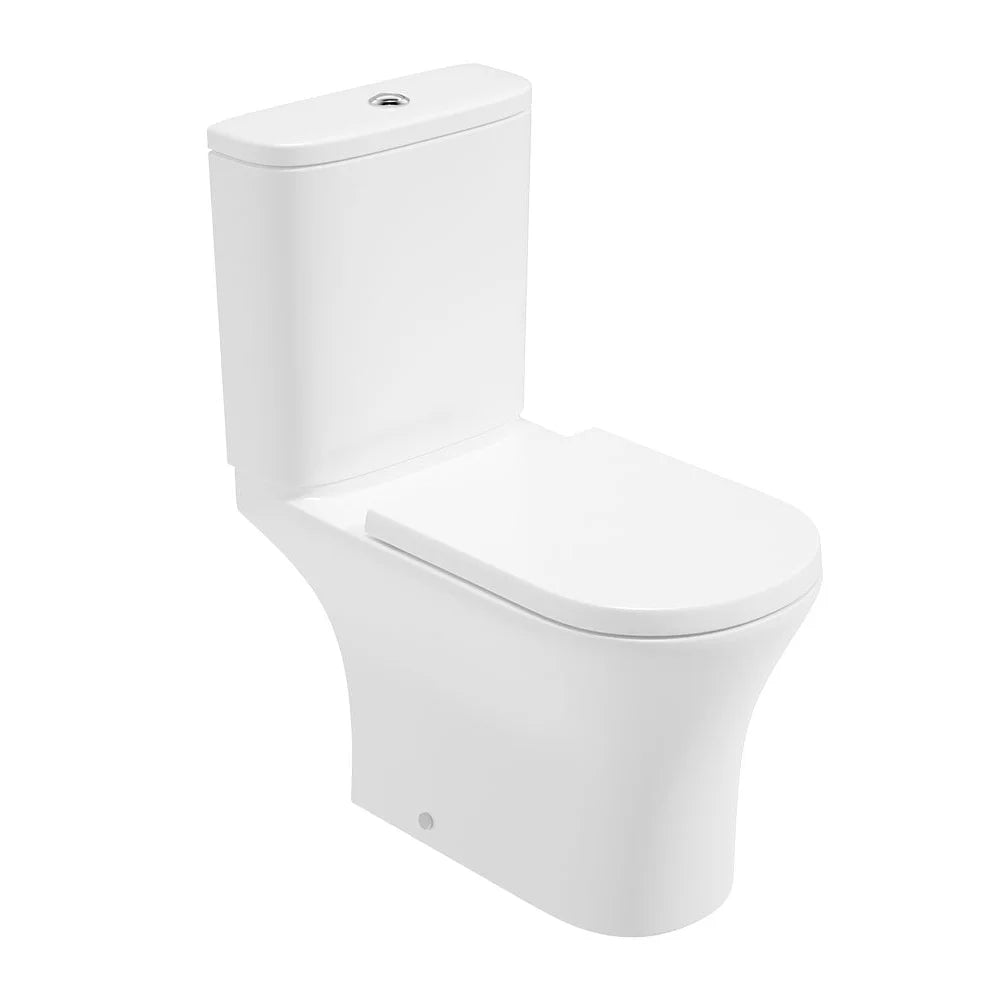Sonas Pena Rimless Open Back Close Coupled Toilet With Seat & Cistern ...
