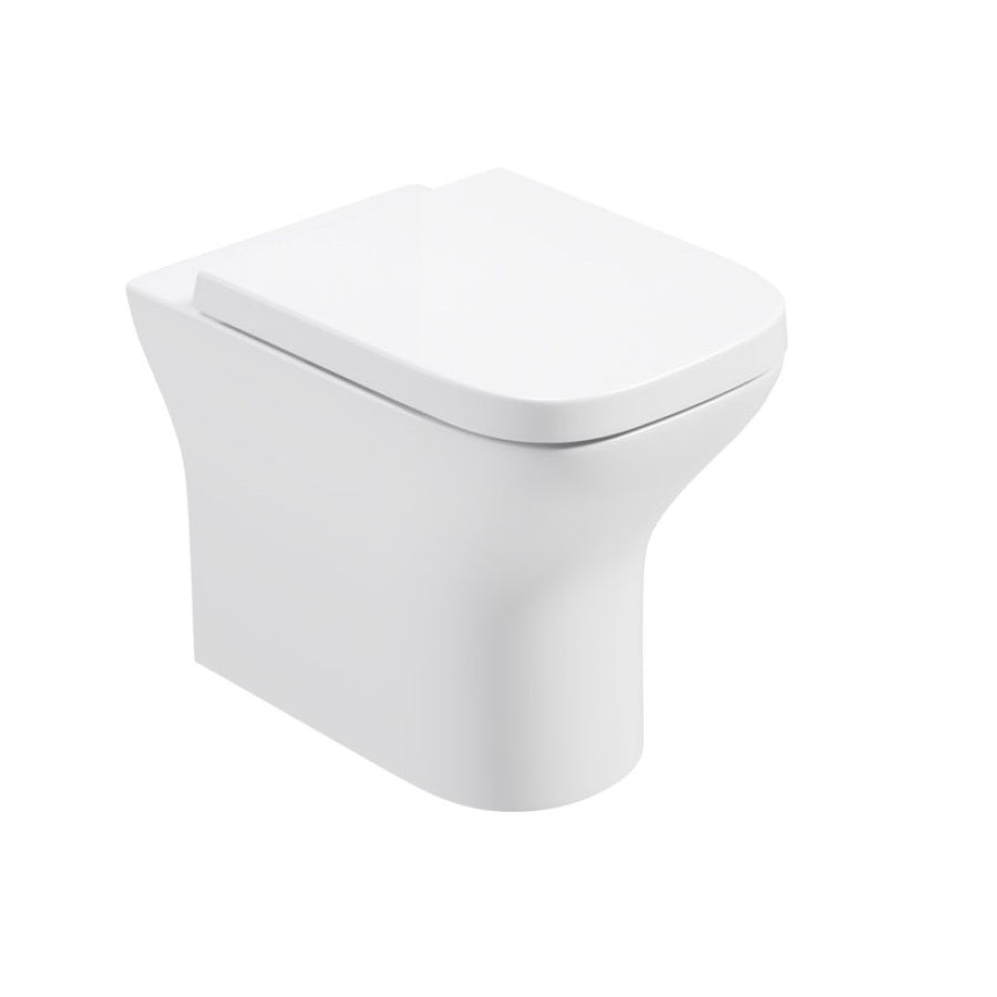 Sonas Sophia Back To Wall Toilet With Seat - White — Bathroom Outlet