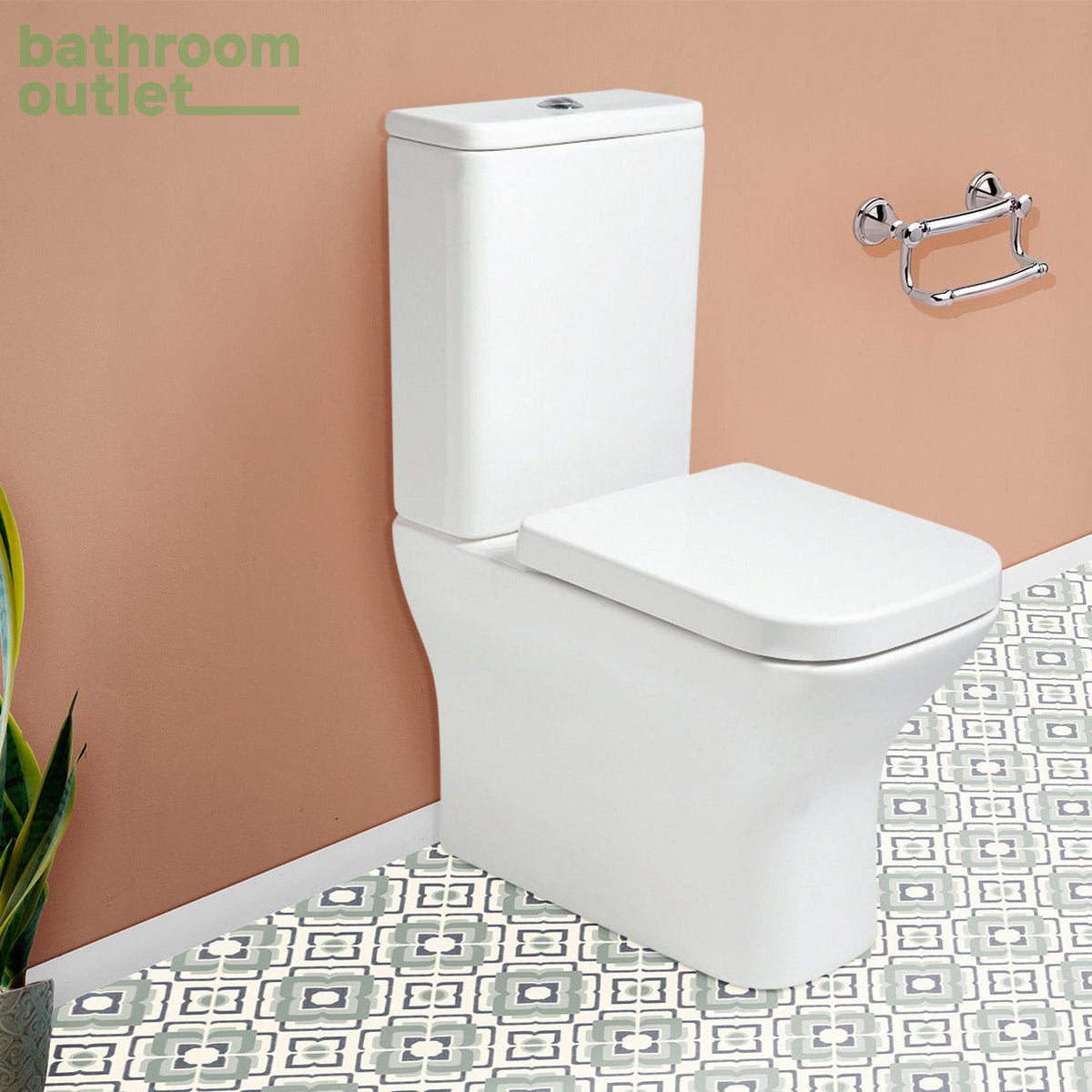 Sonas Sophia Rimless Fully Shrouded Close Coupled Toilet With Cistern ...