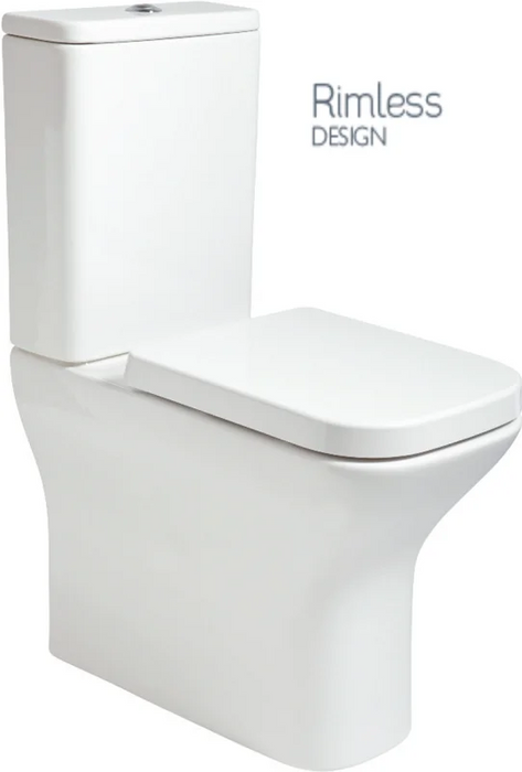 Sonas Sophia Rimless Fully Shrouded Comfort Height Toilet With Cistern ...