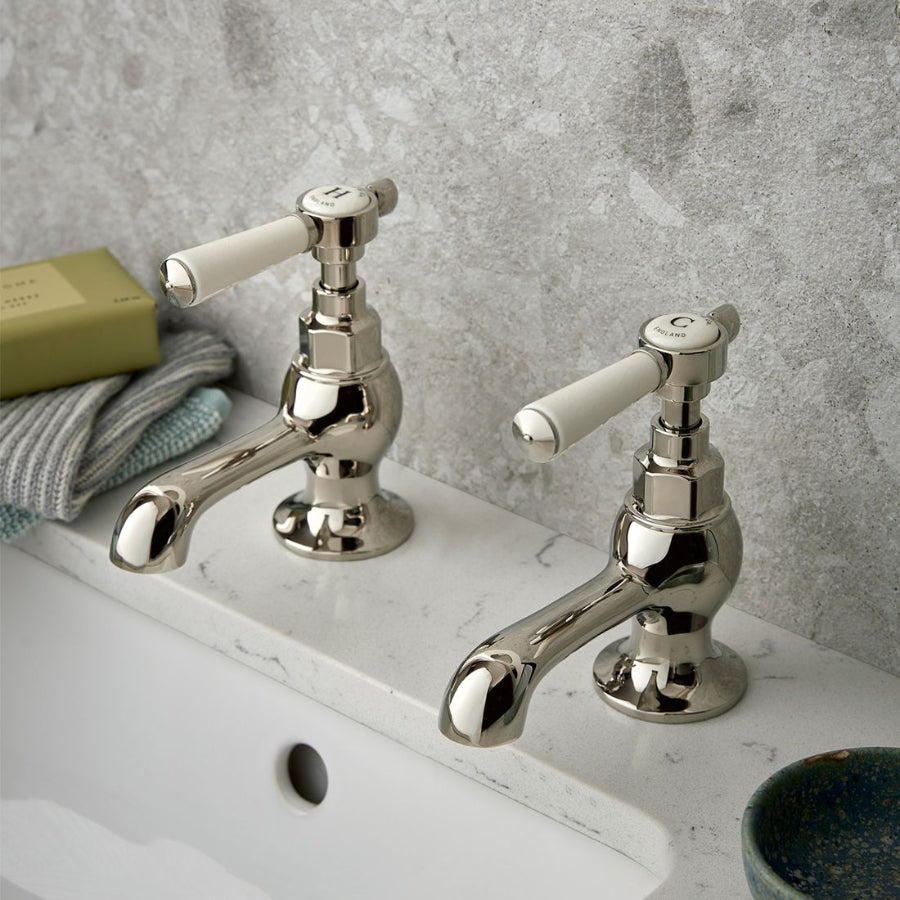 Vado Axbridge Lever Basin Pillar Taps — Bathroom Outlet