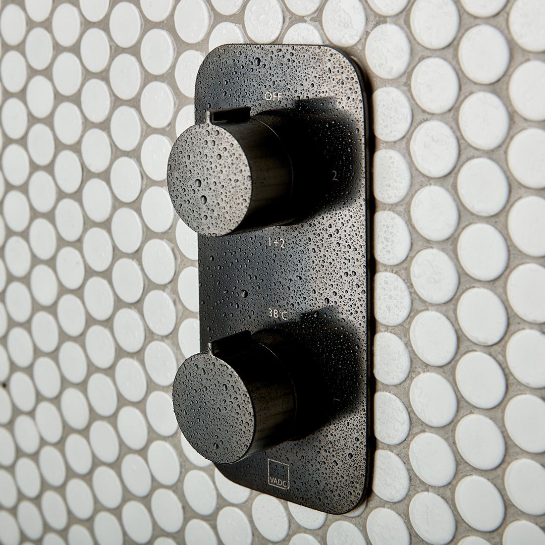 Vado Individual Tablet Altitude Vertical 2 Outlet Thermostatic Conceal ...